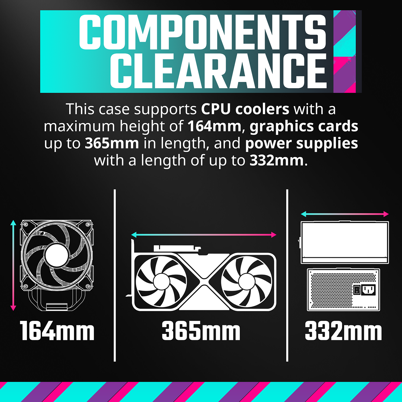 Cooler Master QUBE 500 Flatpack White High Airflow Gaming ATX PC Mid ...