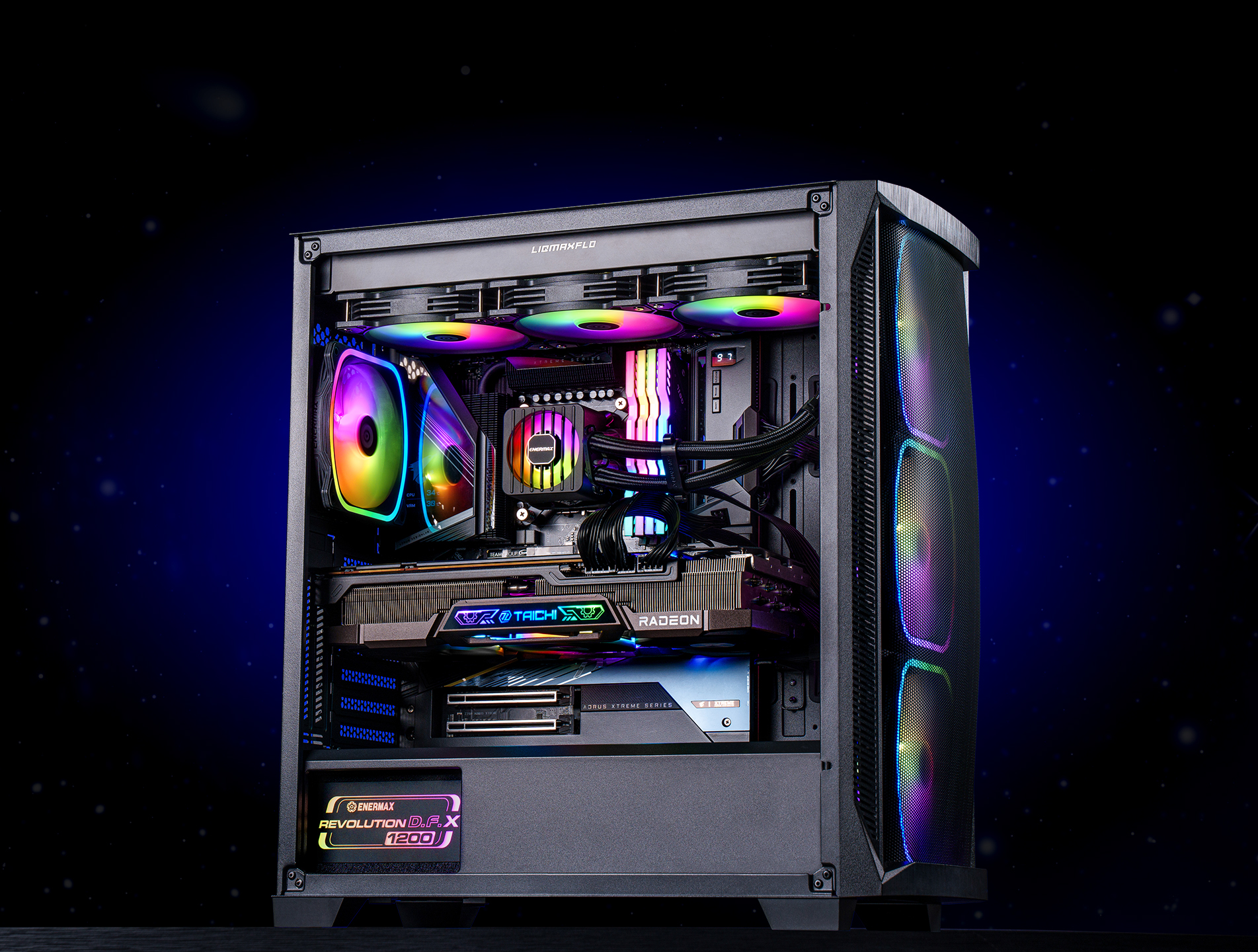 Enermax StarryKnight SK30 V2 - E-ATX Mid Tower PC Gaming Case - Mesh ...