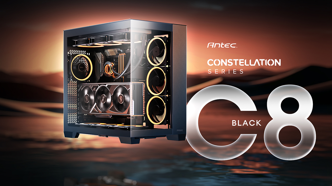 Antec C8, Fans not Included, RTX 40 Compatible, Dual-Chamber, tooless ...