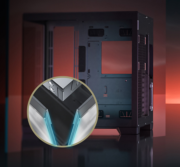 Antec C8, Fans not Included, RTX 40 Compatible, Dual-Chamber, tooless ...