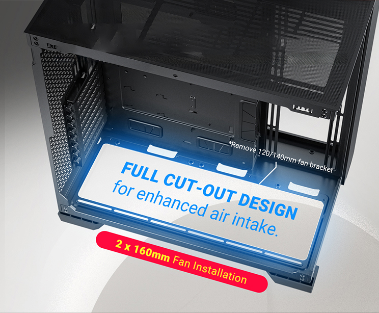 Antec C8, Fans not Included, RTX 40 Compatible, Dual-Chamber, tooless ...