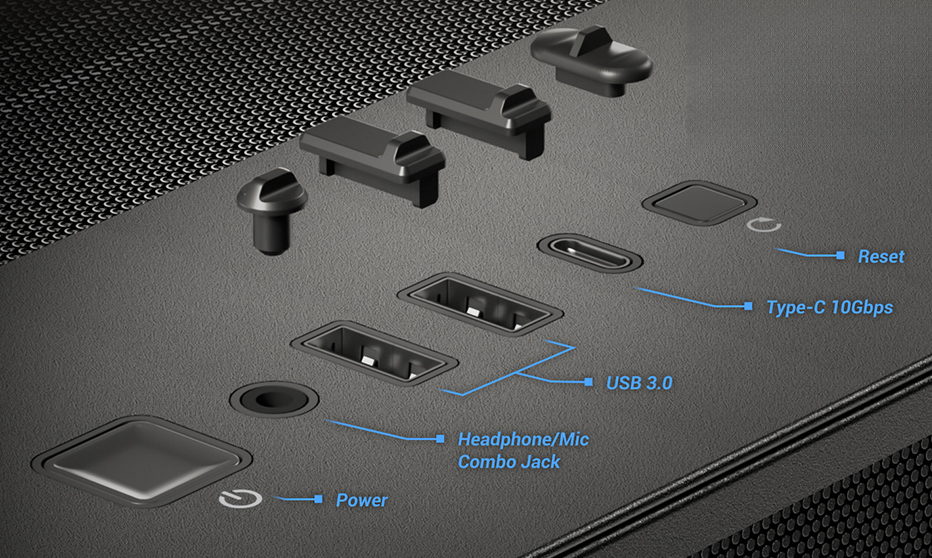 Antec C8, Fans not Included, RTX 40 Compatible, Dual-Chamber, tooless ...