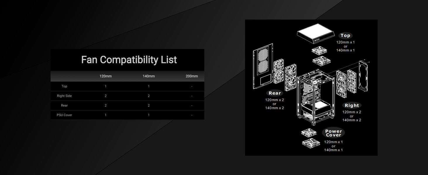 Thermaltake Tower 200 Mini-ITX Computer Case; 2x140mm Pre-installed ...