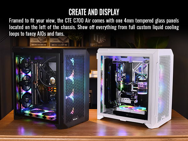 Thermaltake CTE C700 Air Mid Tower with Centralized Thermal Efficiency ...
