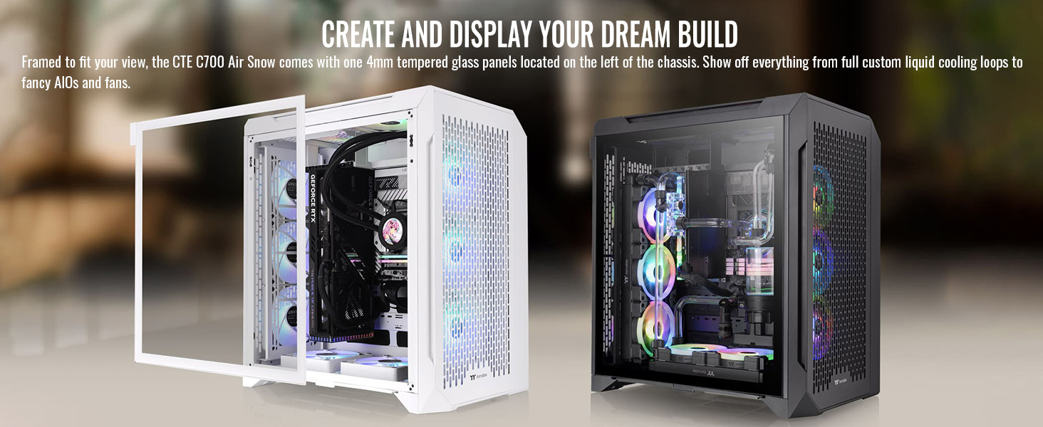 Thermaltake CTE C700 Air Snow Mid Tower with Centralized Thermal ...