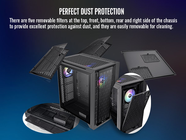 Thermaltake CTE C700 TG ARGB E-ATX Mid Tower Centralized Thermal Efficiency Design; 3x140mm ...