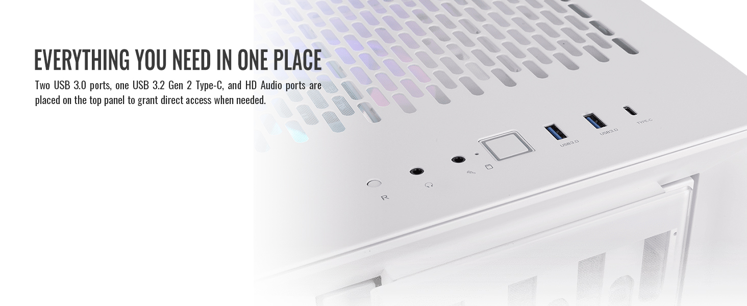 Thermaltake CTE T500 TG ARGB Snow E-ATX Full Tower with Centralized ...