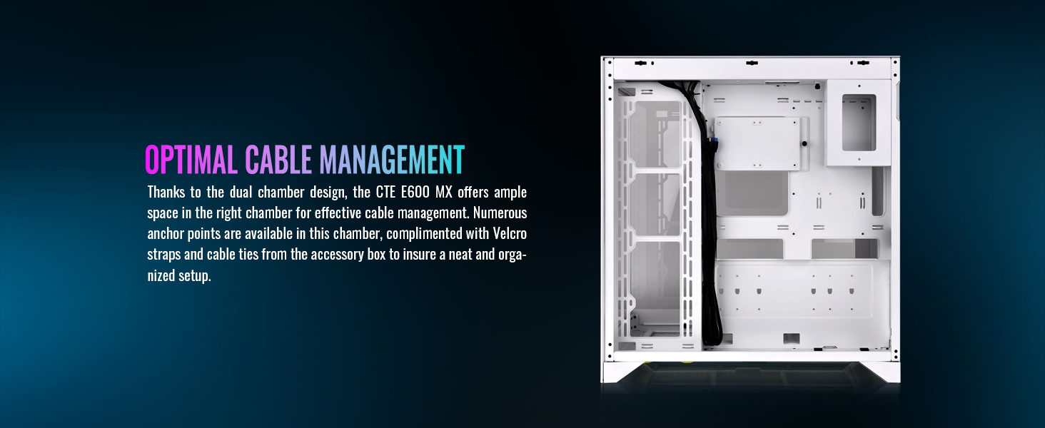 Thermaltake CTE E600 MX Snow Mid Tower E-ATX Case with Centralized ...