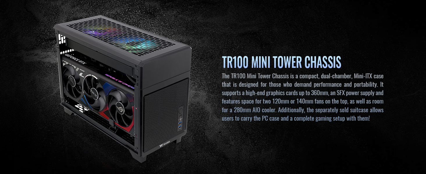 Thermaltake TR100 Black Computer Case CA-11A-00S1NN-00 - Newegg.com