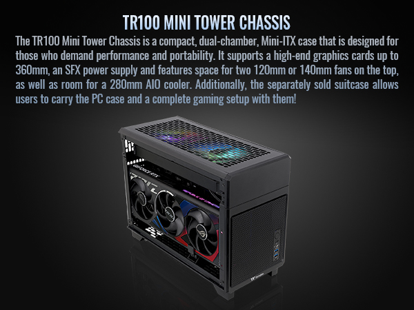 Thermaltake TR100 Black Computer Case CA-11A-00S1NN-00 - Newegg.com