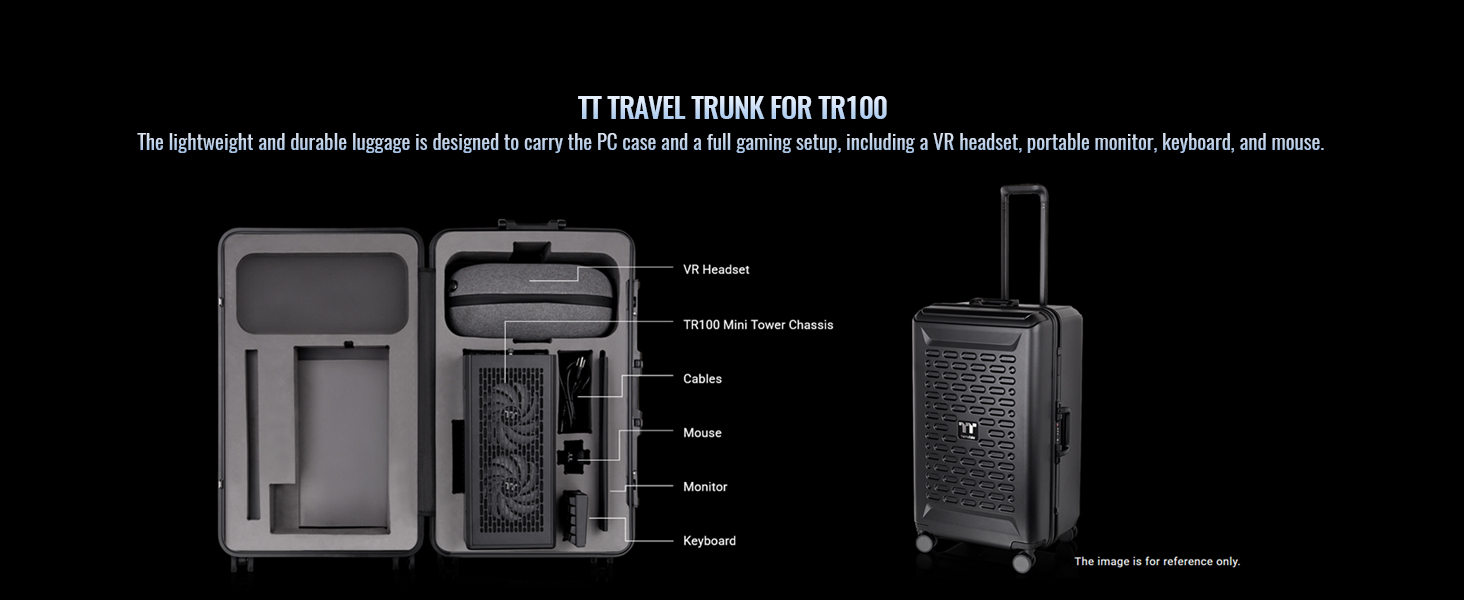 Thermaltake TR100 Mini-ITX Hydrangea Blue Computer Case CA-11A-00SFNN ...