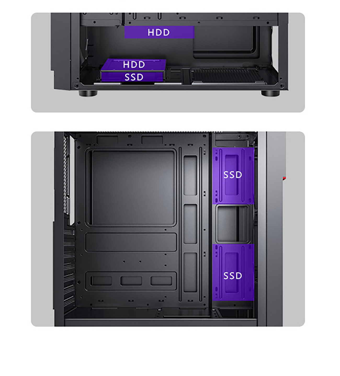 SAMA Sama-S88-BK Black ATX Mid Tower USB3.0 Computer Case w/3 x 120mm ...