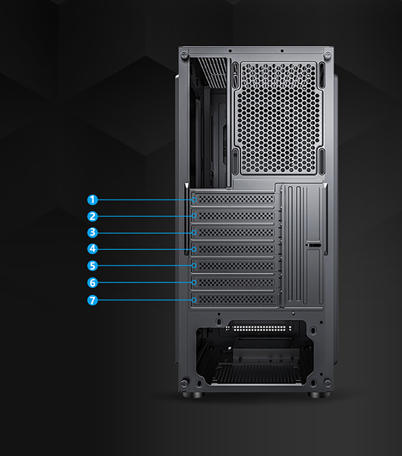 SAMA Sama-S88-BK Black ATX Mid Tower USB3.0 Computer Case w/3 x 120mm ...