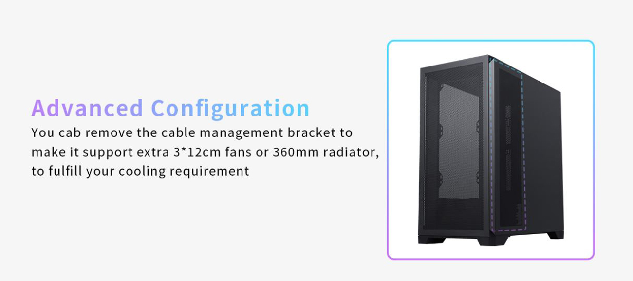 Sama TS01-RGB-BK Black Dual USB3.0 and Type C Tempered Glass ATX Full ...