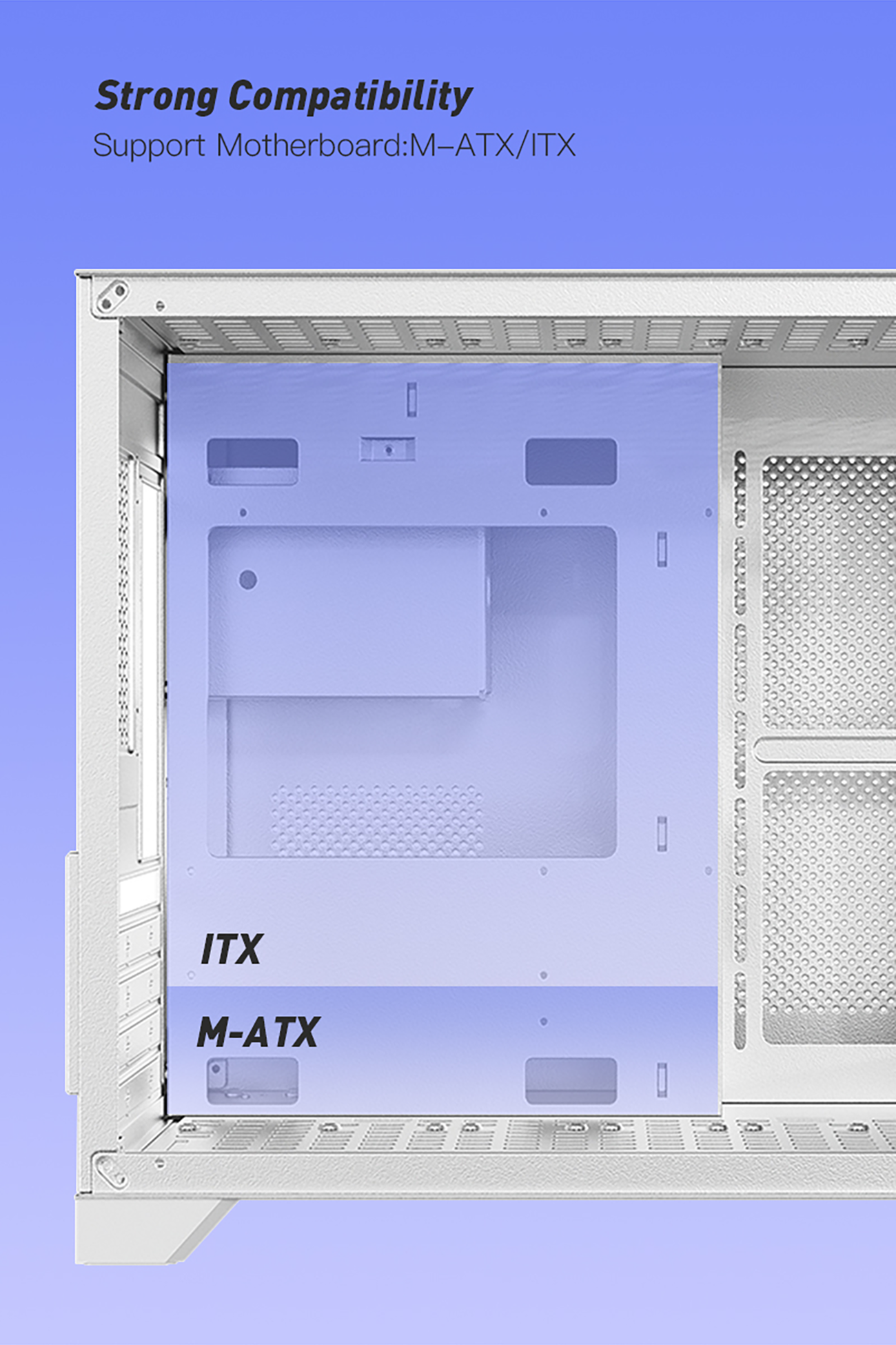 DIYPC ARGB-Q3-BK Black USB3.0 Tempered Glass Micro ATX Gaming Computer ...