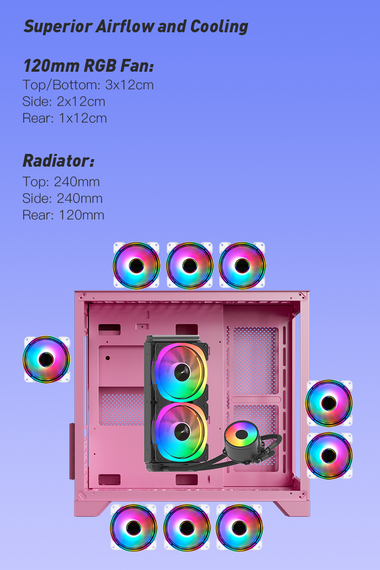 DIYPC ARGB-Q3-Green USB3.0 Tempered Glass Micro ATX Green Gaming ...