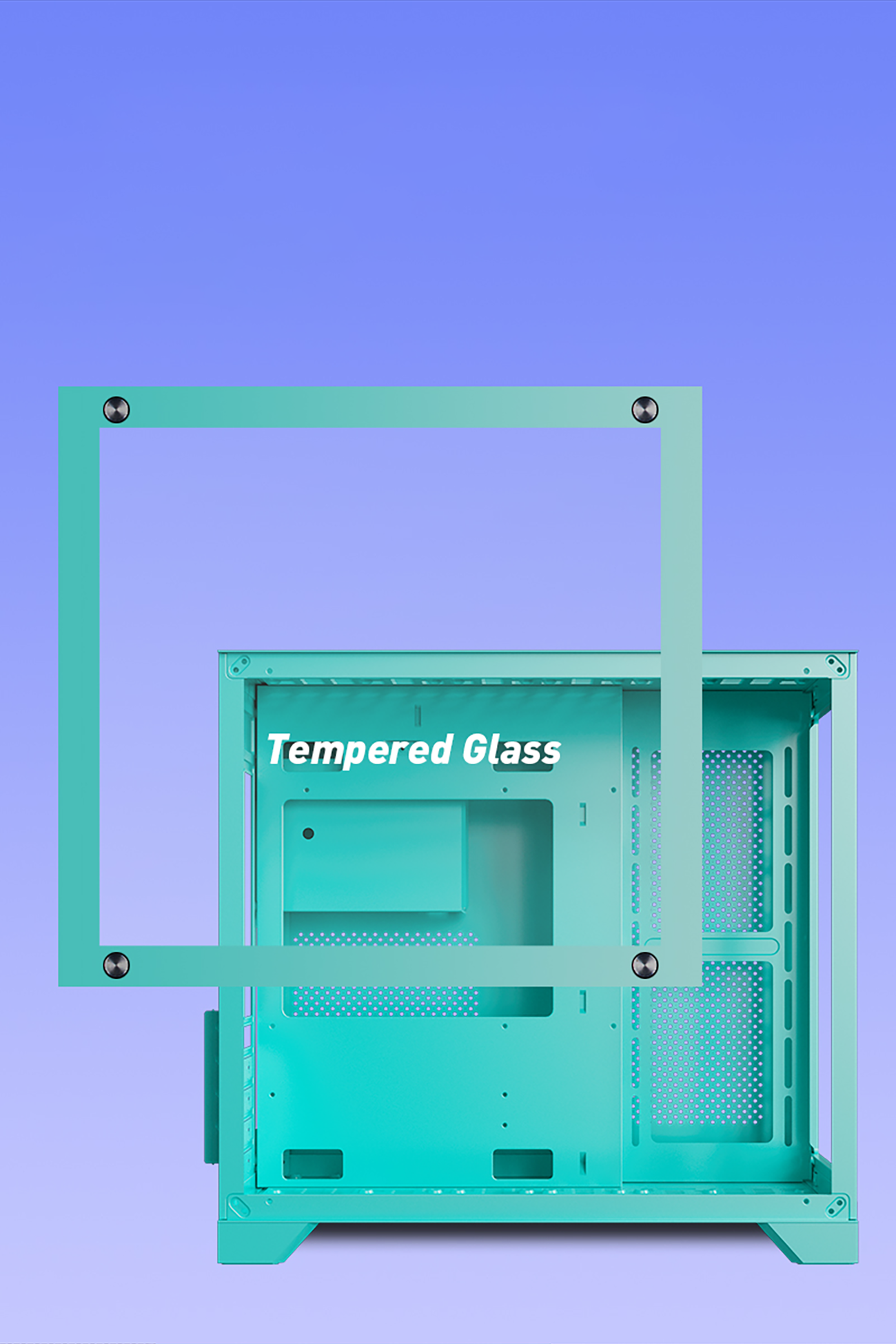 DIYPC ARGB-Q3.v2-Pink Pink USB3.0 Tempered Glass Micro ATX Gaming ...