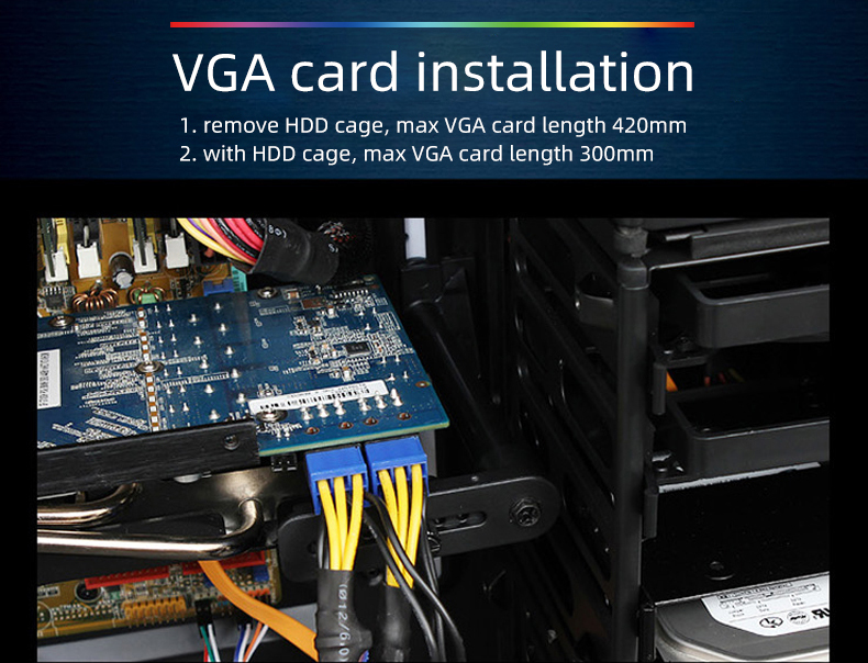 Gamemax Dragon Knight USB3.0 E-ATX Full Tower Gaming Computer Case w/ 5 ...