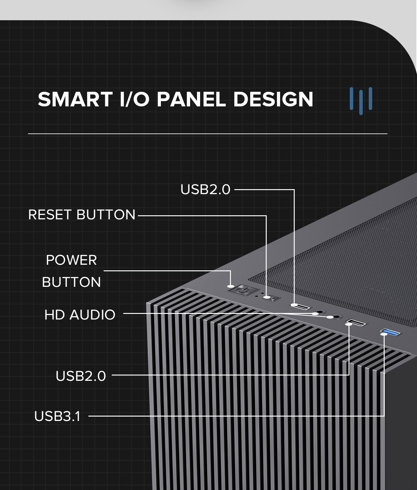 Gamemax Edge Black USB3.0 Tempered Glass Micro ATX Gaming Computer Case ...