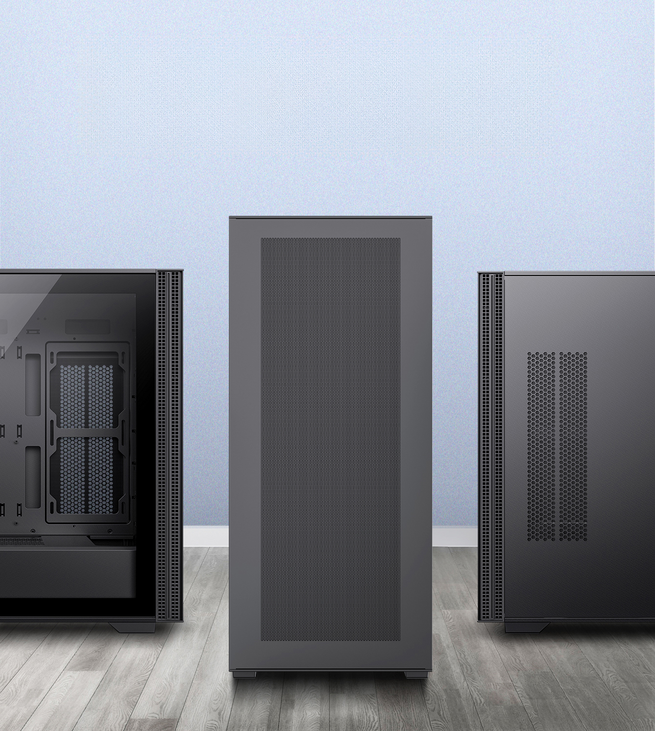 GAMEMAX Quest Black E-ATX PC Gaming Case-Pre-Installed 1X 120mm Black ...