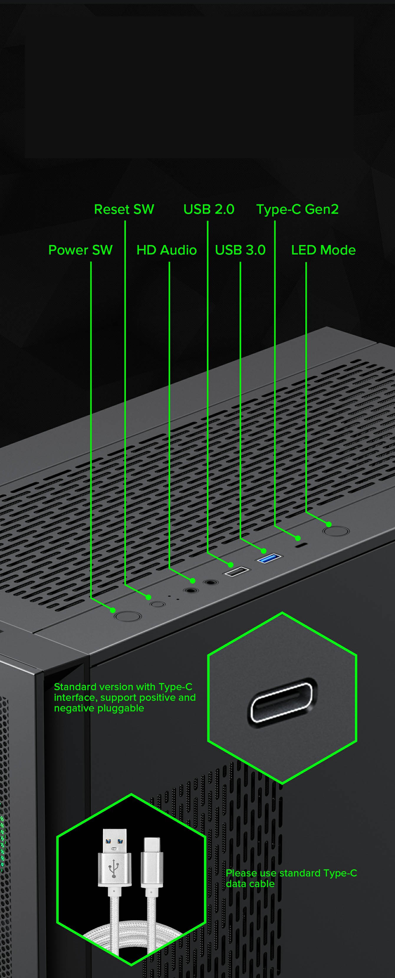 GAMEMAX Leader Full Tower Computer Case-Micro ATX / ATX / ITX / E-ATX w ...