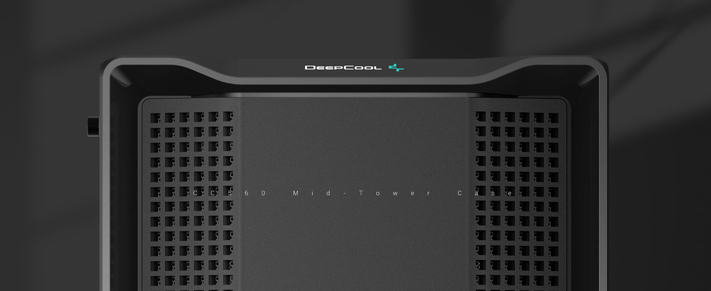 DeepCool CC560 Mid-Tower ATX PC Case, 4x Pre-Installed 120mm LED Fans ...
