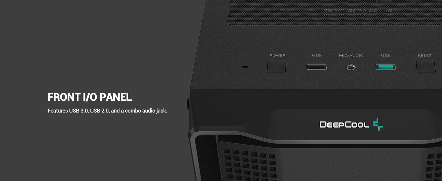 DeepCool CC560 Mid-Tower ATX PC Case, 4x Pre-Installed 120mm LED Fans ...