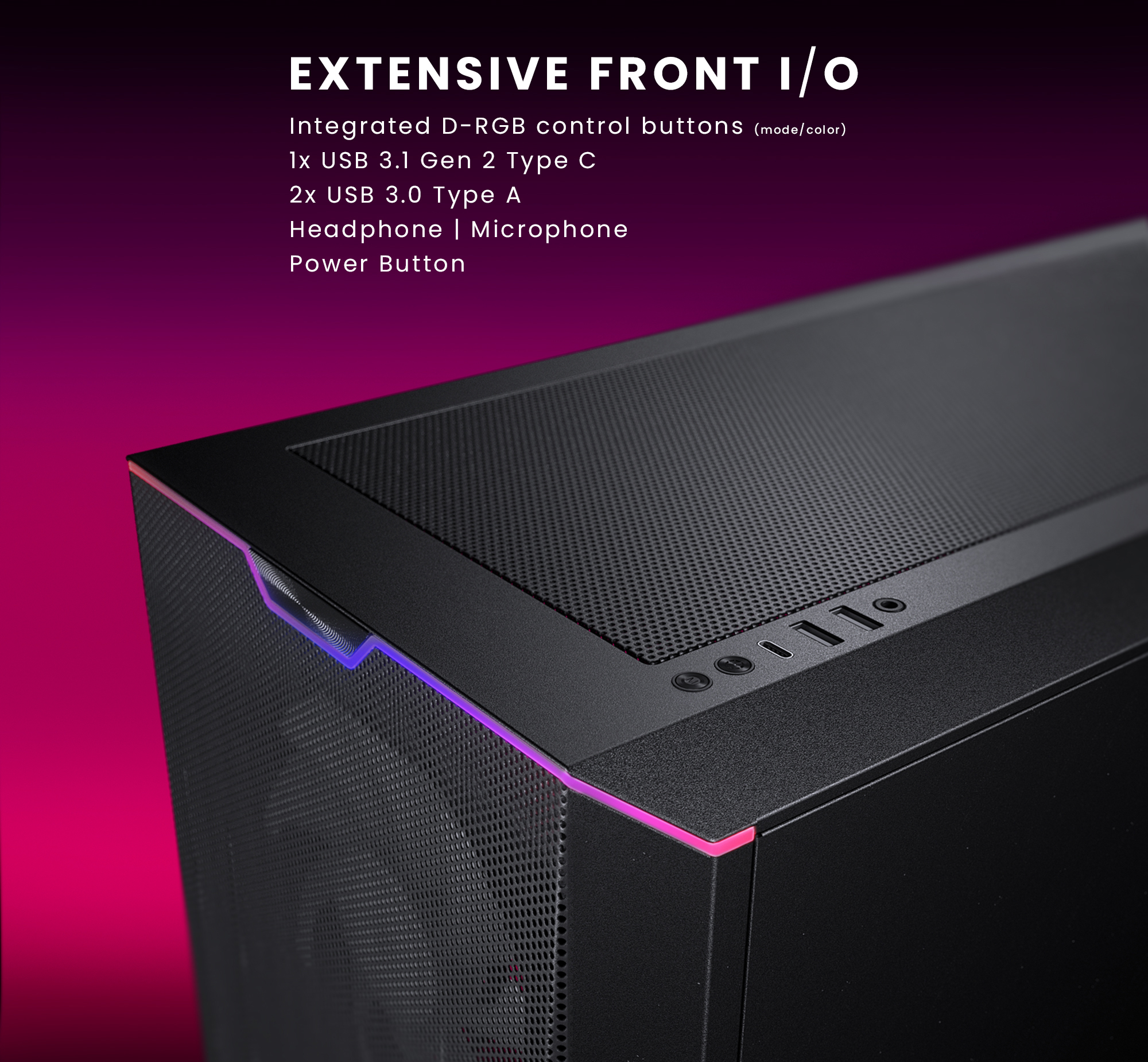 Phanteks Eclipse G500A DRGB, High Performance Mid-Tower Case, Mesh ...