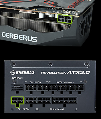 ENERMAX REVOLUTION ATX 3.0 1200W, 80+ Gold Full Modular 1200W ATX 3.0 ...
