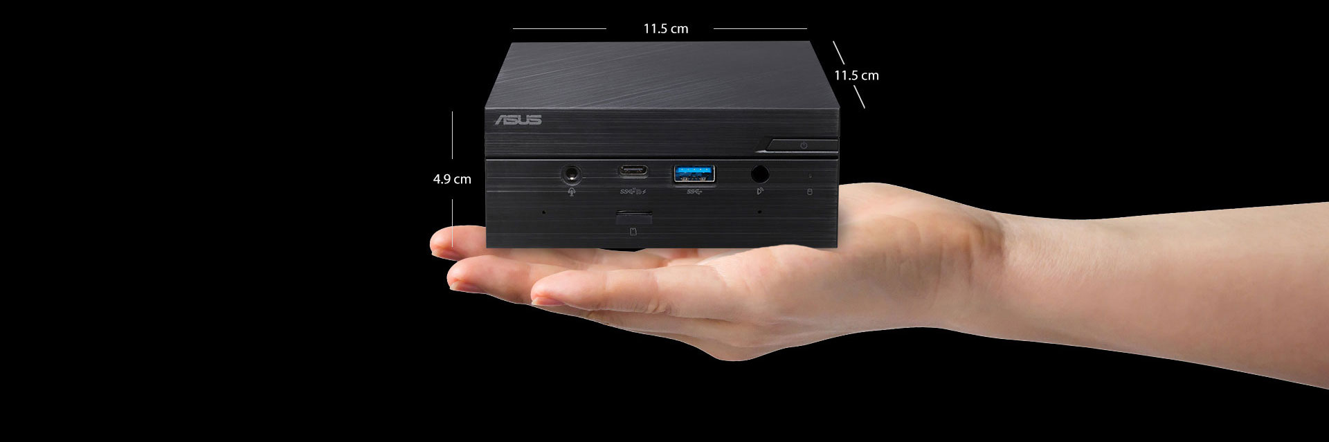 ASUS PN50 Mini PC, AMD Ryzen 5 4500U Upto 4.0GHz, 16GB RAM, 512GB NVMe ...