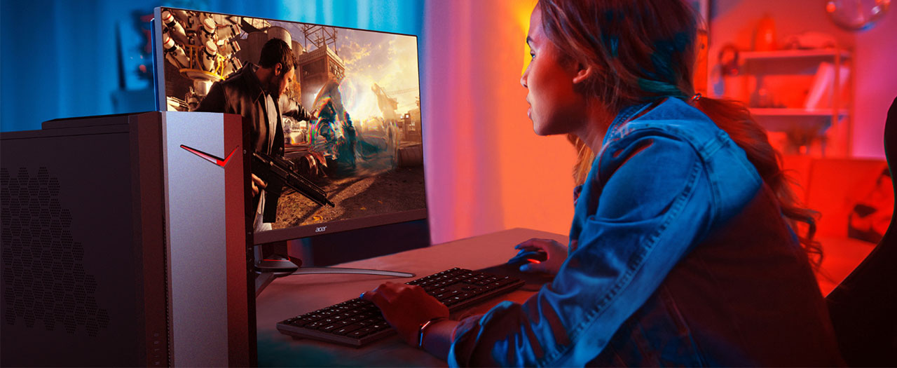 NeweggBusiness - Acer Nitro 50 - Intel Core i5-10400F - 8 GB DDR4 - 512 ...