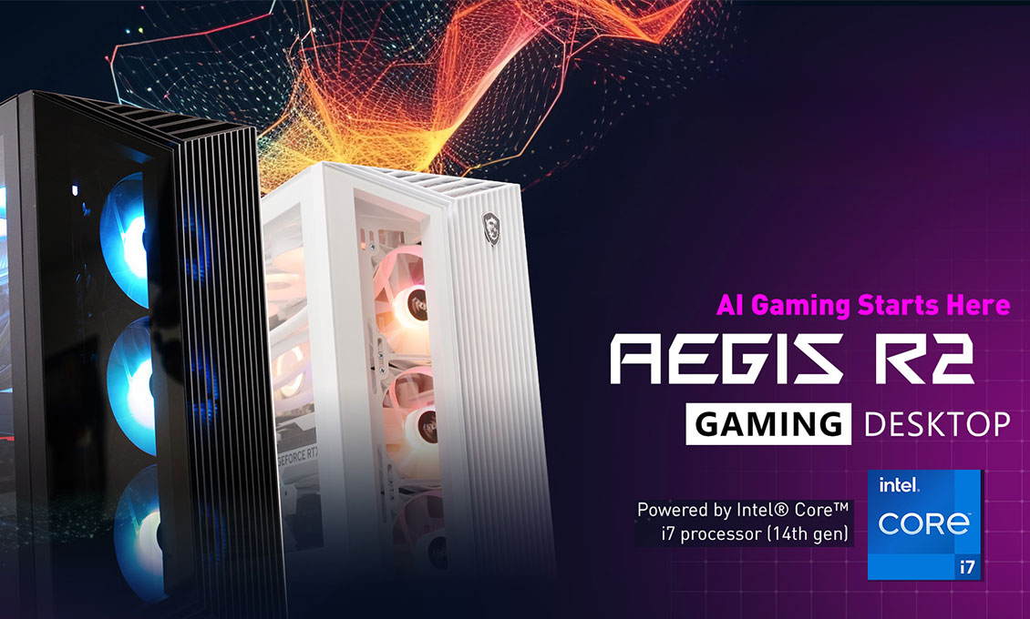 MSI Gaming Desktop Aegis R2 A14NUF7-806US Intel Core i7-14700F 32GB ...