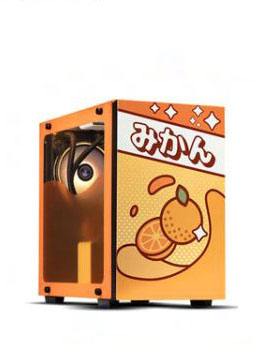 Ironside Computers Gaming Desktop Juicebox ITX Orange Intel Core i5 ...