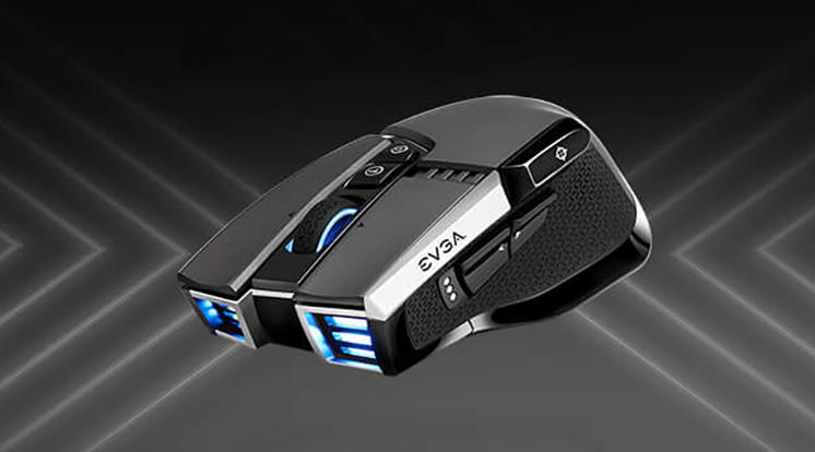 EVGA X20 Gaming Mouse, Wireless, Grey, Customizable, 16,000 DPI, 5 ...