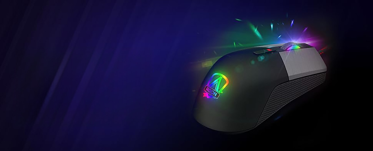 AOC Agon AGM700 Gaming Mouse - 16,000 DPI - Omron Switches - RGB ...