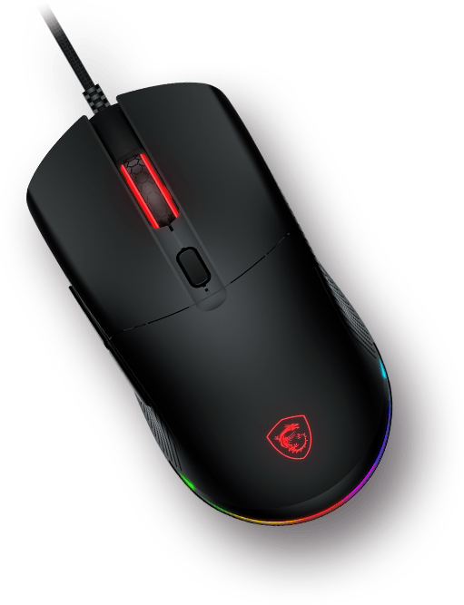 MSI FORGE GM310 Wired Optical Gaming Mouse, RGB LED, 20 Million Clicks ...
