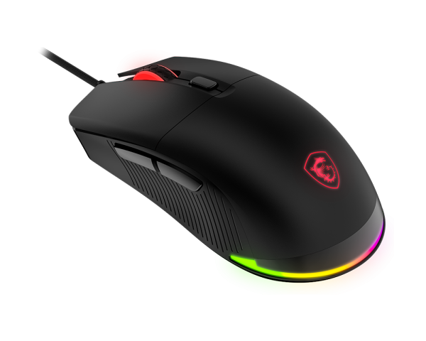 MSI FORGE GM310 Wired Optical Gaming Mouse, RGB LED, 20 Million Clicks ...
