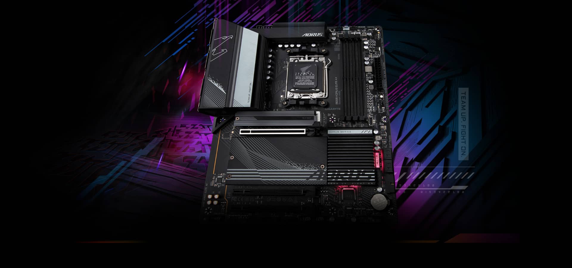 GIGABYTE B650 AORUS ELITE AX AM5 LGA 1718 AMD B650 ATX Motherboard DDR5 ...