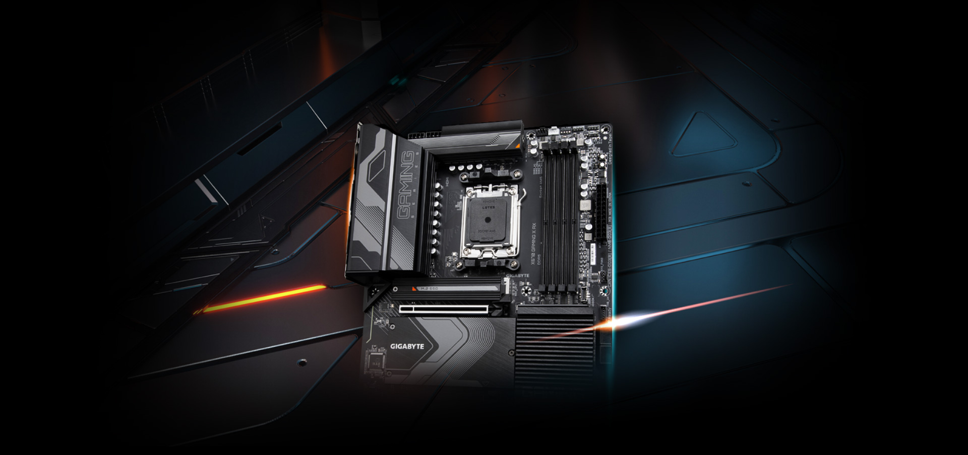 GIGABYTE B650 GAMING X AX AM5 LGA 1718 AMD B650 ATX Motherboard with 5 ...