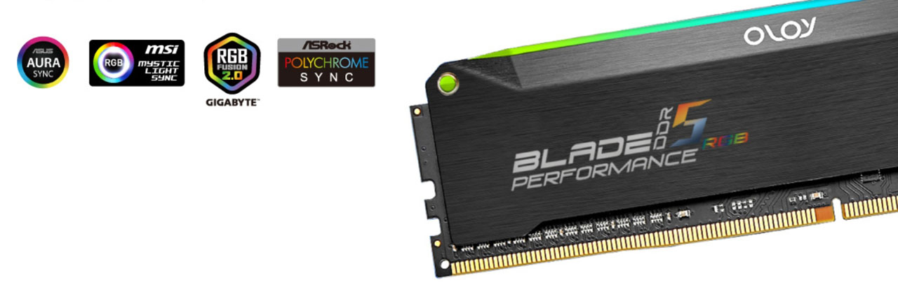 OLOy Blade RGB 16GB (2 x 8GB) 288-Pin PC RAM DDR5 5600 (PC5 44800 ...