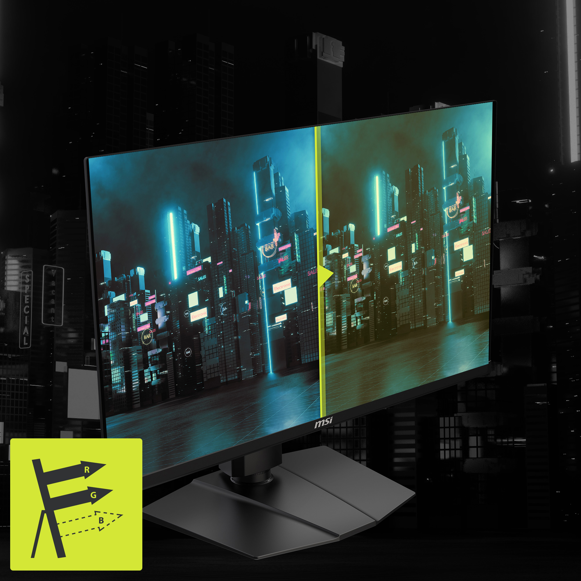 MSI 27" 240 Hz QD-OLED QHD Gaming Monitor 2560 x 1440 (2K) MAG 271QPX ...