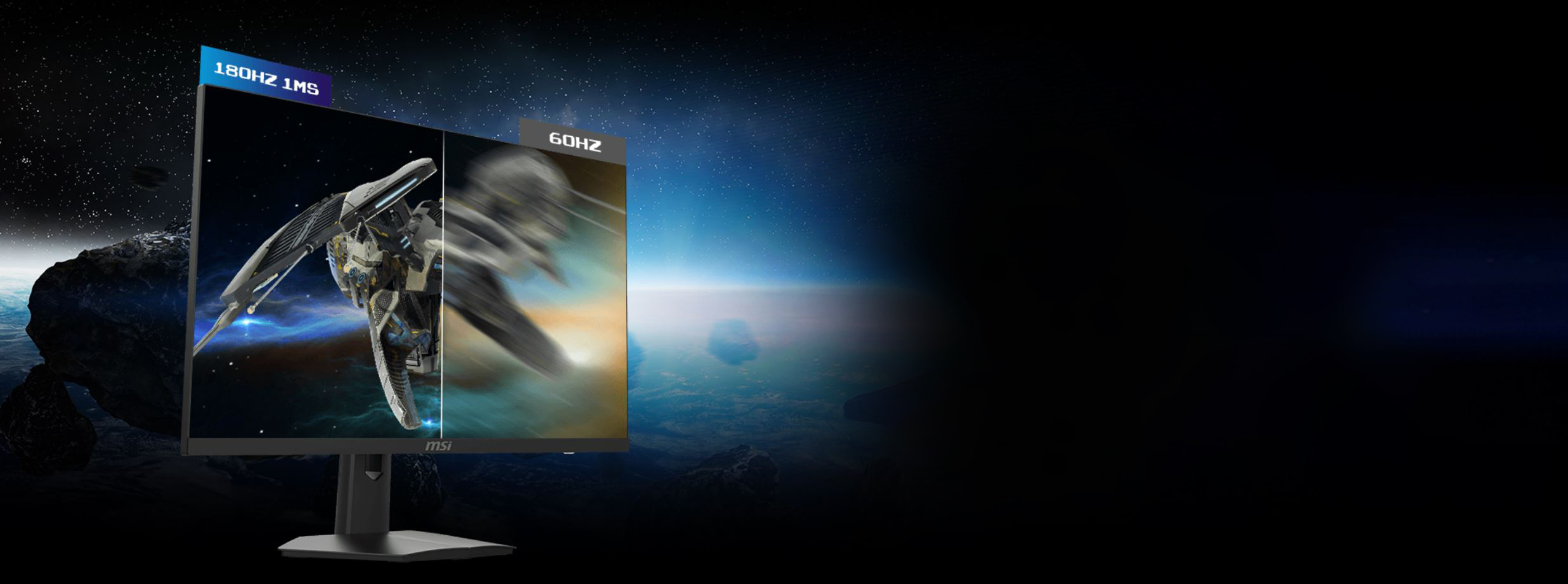 MSI 24" 180 Hz Rapid IPS FHD Gaming Monitor 1920 x 1080 G244PF E2 ...