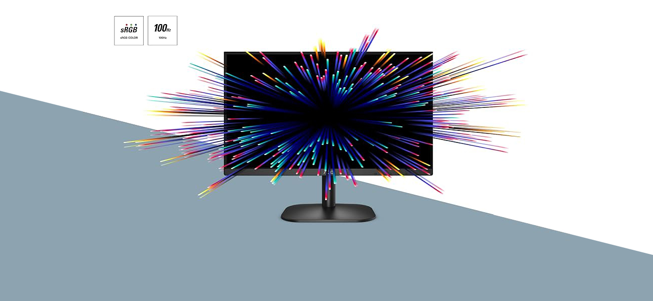 AOC 27" 100 Hz IPS FHD Gaming Monitor 4 ms sRGB (CIE1931): 105.1% NTSC ...