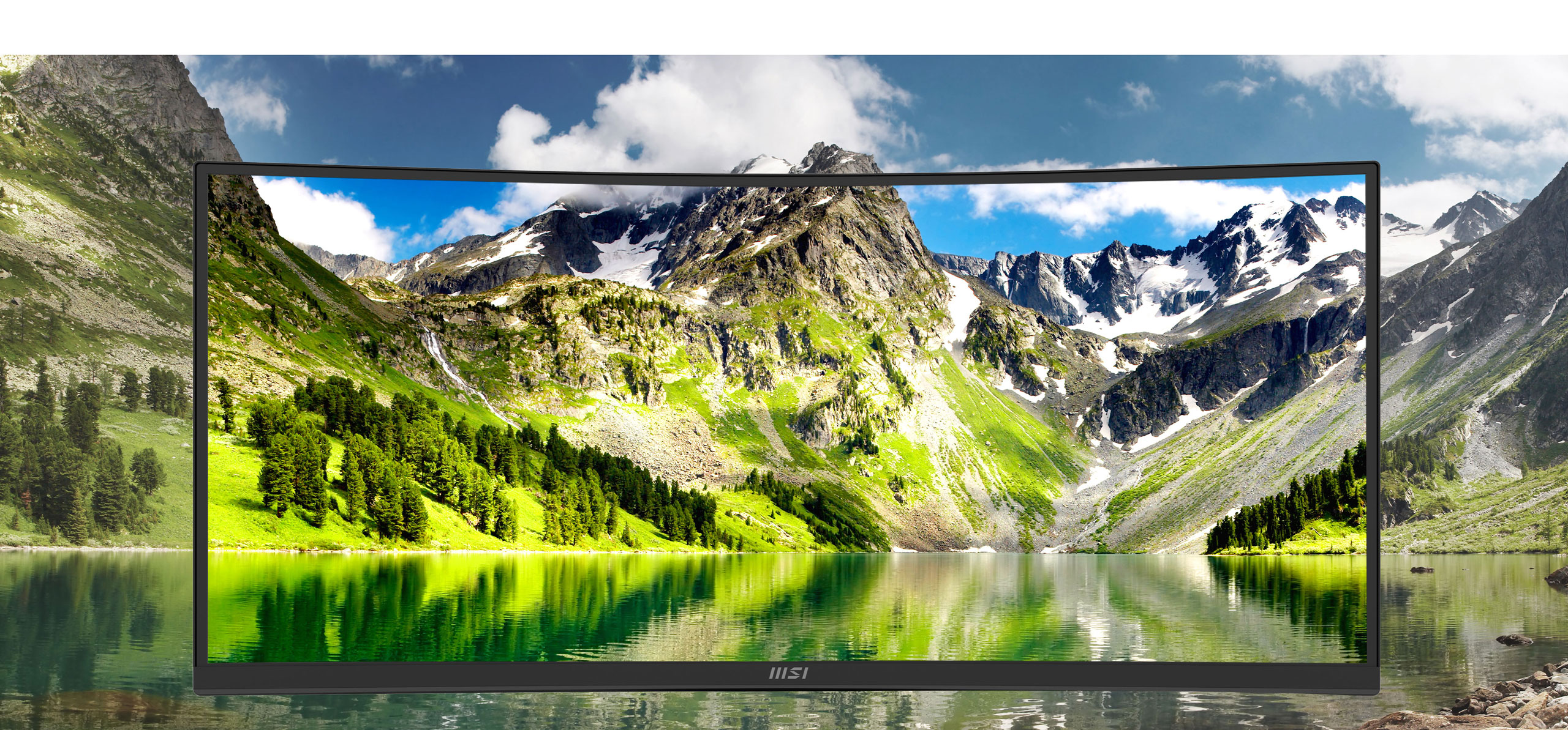 MSI Pro MP341CQ, 34" Monitor, 3440 x 1440(UWQHD) VA, 100Hz, TUV ...