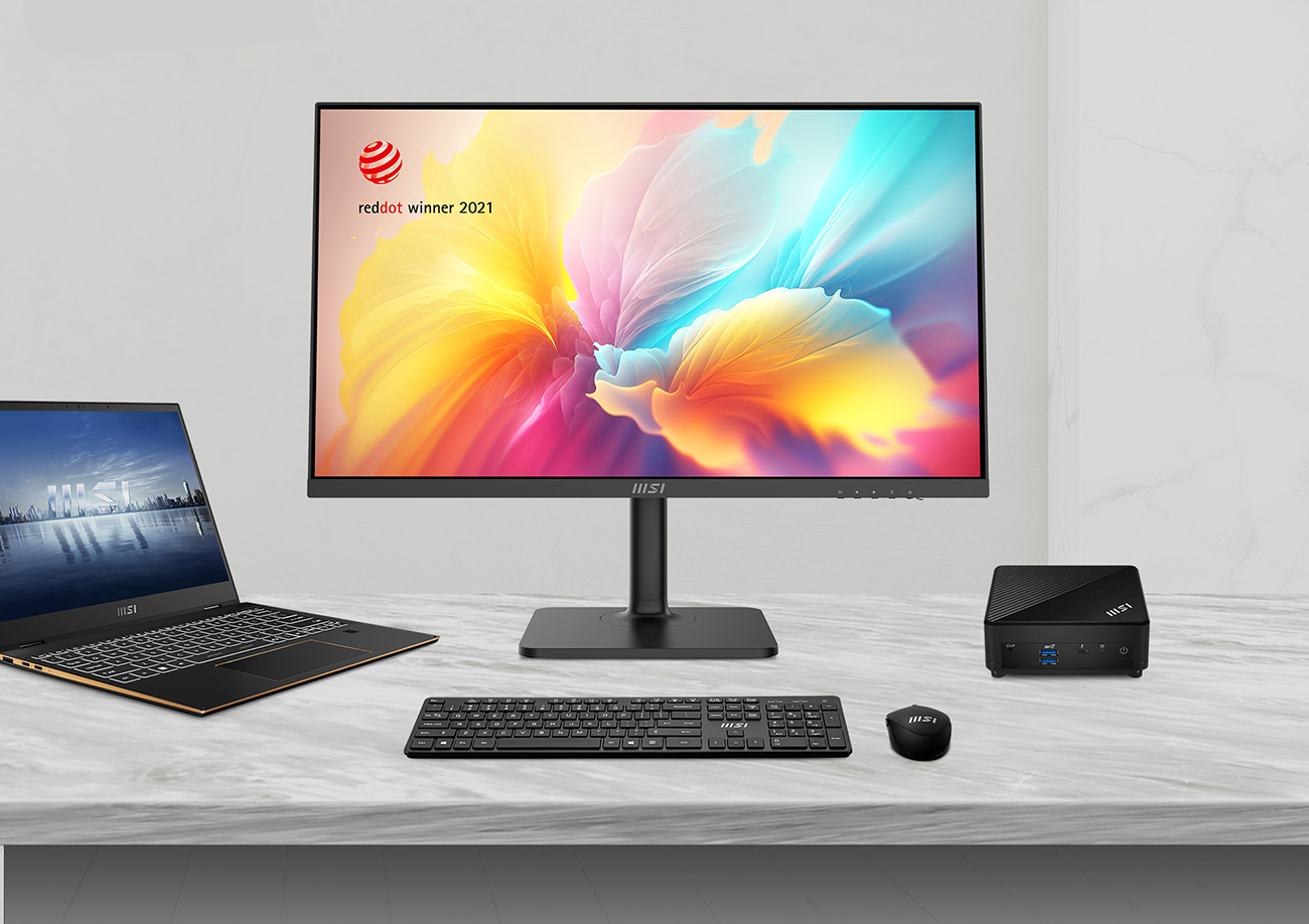 MSI Modern MD272XP 27" IPS 1920 x 1080 (FHD) Computer Monitor, 100 Hz ...