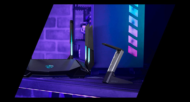 MSI AX1800 WiFi 6 Dual-Band USB Adapter - WLAN up to 1800 Mbps (5GHz, 2 ...