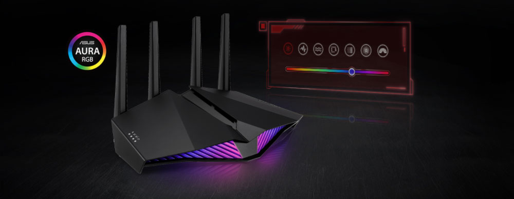 ASUS RT-AX82U AX5400 Dual-band WiFi 6 Gaming Router GUNDAM EDITION ...