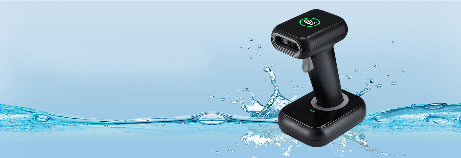 Adesso NUSCAN 2700R 2D Wireless Barcode Scanner with Charging Cradle ...