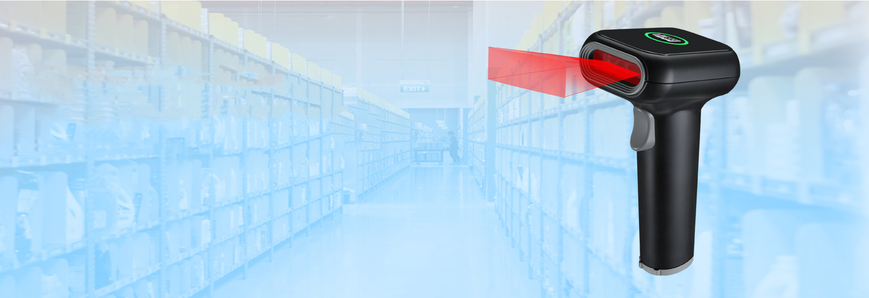 Adesso NUSCAN 2700R 2D Wireless Barcode Scanner with Charging Cradle ...