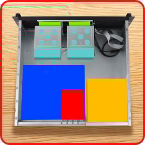 Rosewill 3U Server Chassis Rackmount Case, 6x 3.5" Bays, ATX Compatible ...